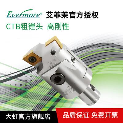 台湾Evermore标准型可调式镗刀CTB22-28 27-35通孔型粗镗头