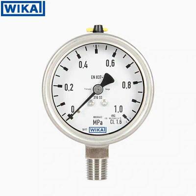 威卡WIKA 全不锈钢波登管压力表 232.50.063 25bar/mpa径向 G1/4B