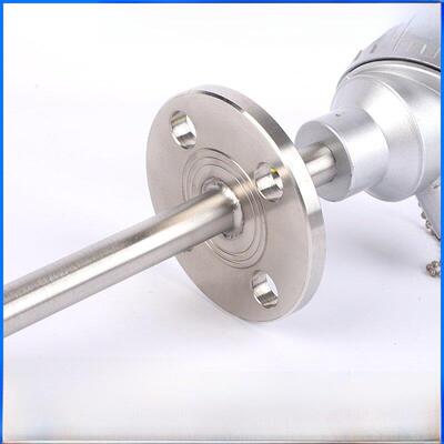 Wrn-430/432固定法兰热电偶温度传感器k型可调Pt100热阻