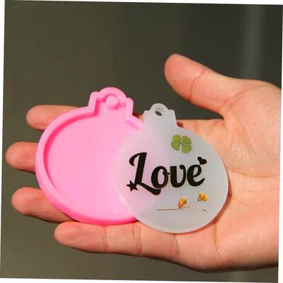 4 Pcs Christmas Ball Pendant UV Epoxy Resin Molds Handmade K