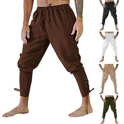 Medieval Pants Viking Pirate Costume For Men Women Pirate Tr