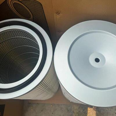 螺杆工业除尘滤筒扫P除地除粉尘车滤芯抛丸机尘器阻覆膜滤筒燃滤