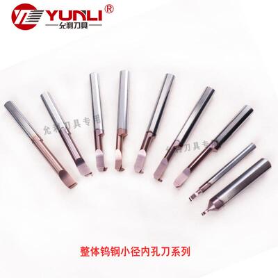 允利整体式钨钢合金单头端面槽刀/内槽刀/内牙刀可非标CXS-06F100