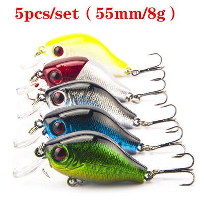 Proleurre Almighty Mixed Fishing Lure Kits Wobbler Crankbait