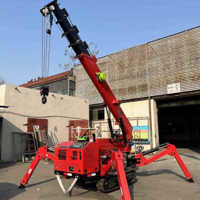小NAL型履自走吊式蜘蛛吊 压移带动伸缩遥控旋转施工履带式蜘蛛液