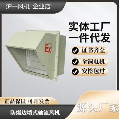 WEXD/SEF防爆边墙止回阀带弯头壁式风机隔爆轴流风机可做不锈钢