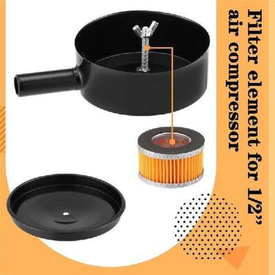 AB41-2 Pcs Air Compressor-Silencer With 6 Pcs Air