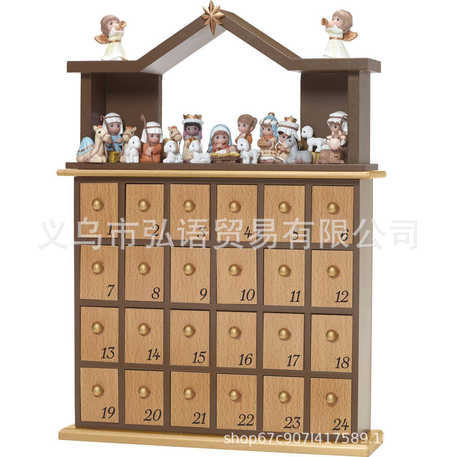 厂家树脂马槽生活人物羊马的诞生场景套装 家居装饰品摆设雕像