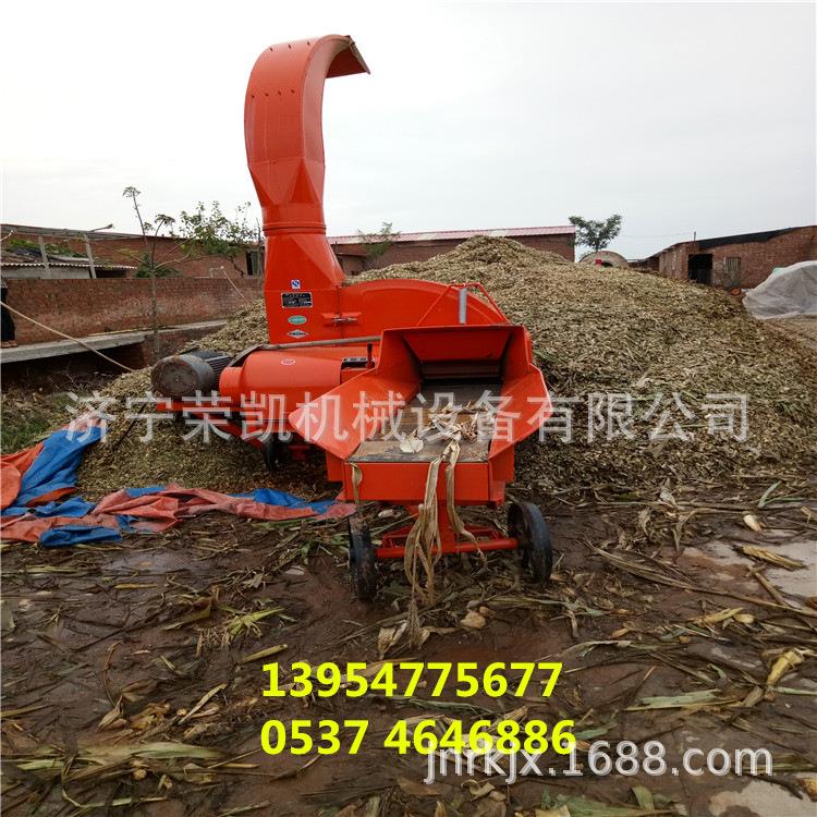 南宁畜牧养殖铡草机青储饲料揉搓机铡草机出料高喷底喷型揉丝机