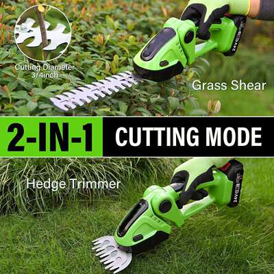 家用无线电NAA园林型绿篱机小割锂机修剪草坪大草功率电动花园两