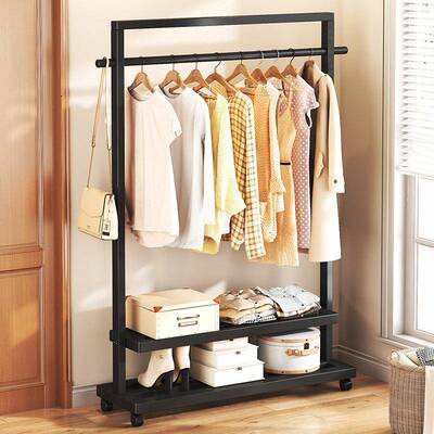 架衣立卧室落地衣帽架简易不占空MJG间房间家用挂衣服挂的式玄关