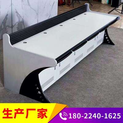 河源机柜现货 指挥中心控制台调度监控台 钢木结构智能操作控制台