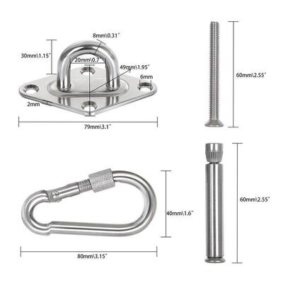 1100LbHeavyDutyHammocksHooks28Yoga&Brazilian