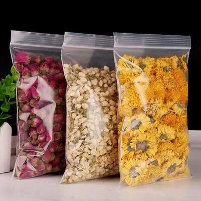 100Pcs/lot Small Zip Lock Plastic Bags Transparent Bag Reclo