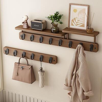 Creative Retro Entryway Key Holder and Wall-Mounted Coat Rac