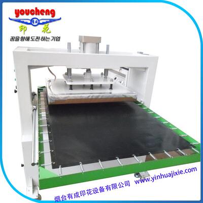 机烟台6YC-H60800x80cm动双位烫工画机自动烫气画T恤烫画机