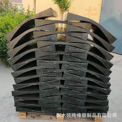 厂家钢卷橡胶胶板型橡胶V垫橡固金定座属卷材垫FUX片耐磨减震