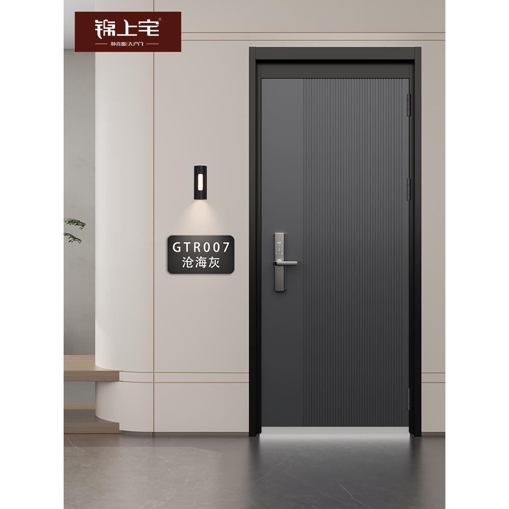 入户门4级防盗门进户门指纹锁家用防盗门智能大门GTR-007