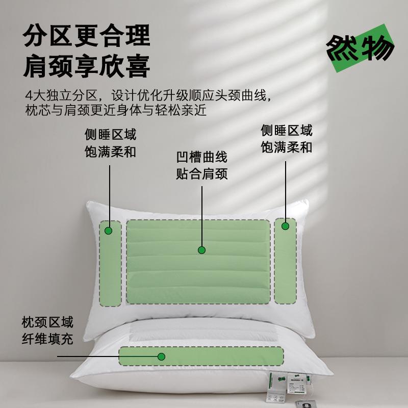 一枕两用 | A类全棉荞麦枕头自然花草美眠枕芯家用草木单人护颈枕