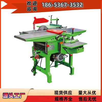 平刨压刨一体机 MLQ345台式机床后前工作台厂家用加工配件小型