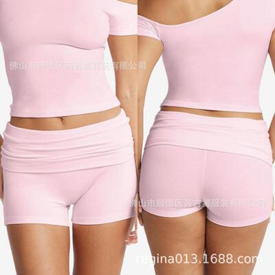 Women's 3-Piece Short Pants Set Casual Summer Shorts for