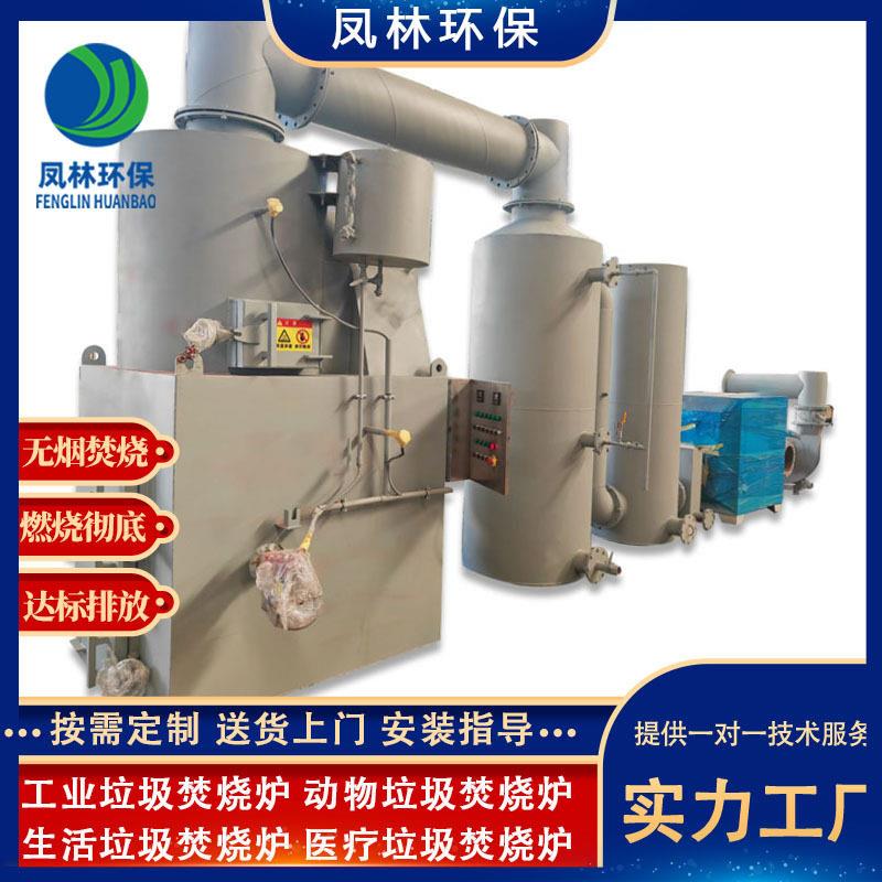 小型垃圾温分解焚烧炉 宠物尸体焚烧炉 工业废物垃圾焚烧炉
