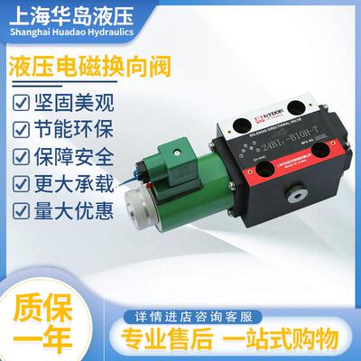 上海华岛液压电磁阀24BI-B10H-T 22D2-63B E2-25B D2-10B 24 220V
