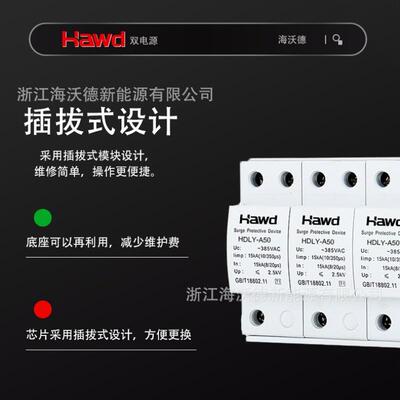 一级浪涌保护器后备保护器220V家用电涌保护器1P/2P/3P/4Pspd前端