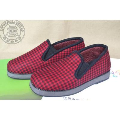 正品华荣桥男女加子绒棉鞋泡沫底便保轻暖鞋呢面防滑头鞋爸老爸妈