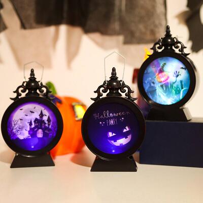 Halloween hand lamp LED candlestick lamp decoration 烛台灯