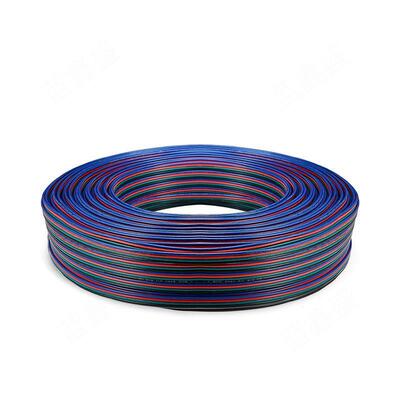 RGB连接线 22AWG 4pin并线 4pin灯具灯带延长线 1007彩排线