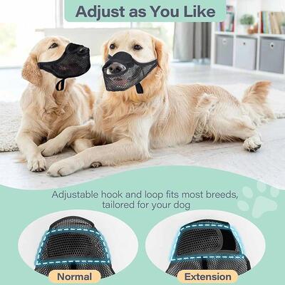Large Medium Small Dogs Mesh Muzzle For Dog To Prevent
