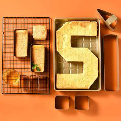 烘焙工具字母数字不锈钢烤盘蛋糕模具Alphanumeric cake mold