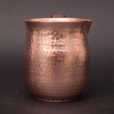 X11AA 800Ml Pure Copper Latte Pitcher Hot Milk Cup Copper