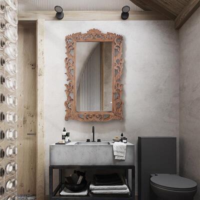 法式穿镜衣挂墙家用玄20SMI110关试衣镜镜子贴墙壁挂网红身拍照挂