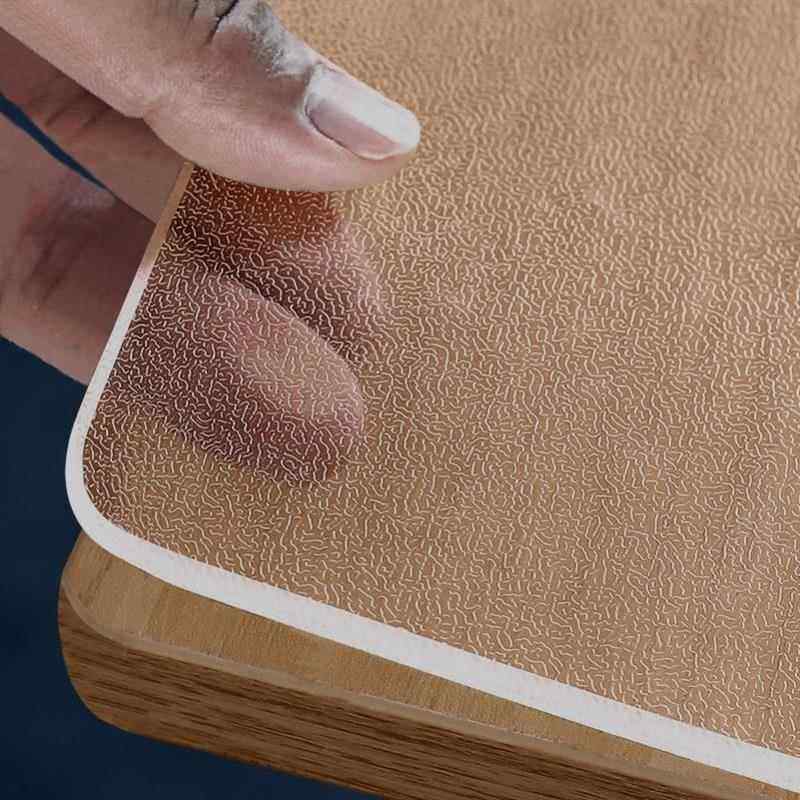 Waterproof PVC Table cloth Transparent Cover Mat Kitchen