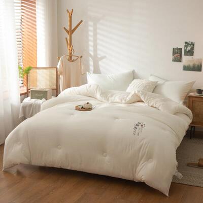 A类抗JTY菌大加豆双被子春秋棉被芯学生宿舍冬季厚保单人暖四季通