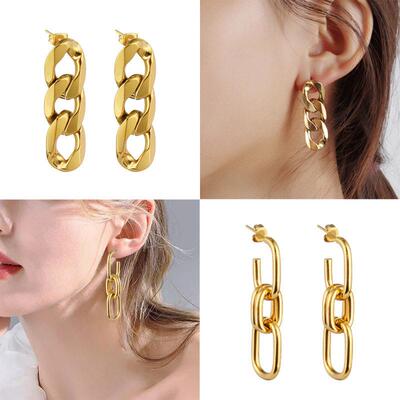 316L Stainless Steel Earrings for Women Snake Leopard Animal