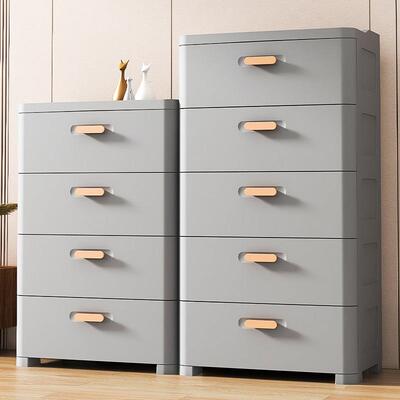 特加大号厚塑收纳箱抽屉式收纳柜子衣多层料储物柜家FGs用服整理