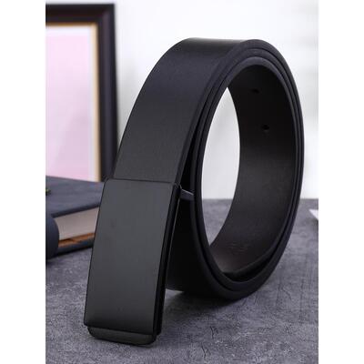 Mens Waist Belt Men Belts Leather Man For Jeans Black Male