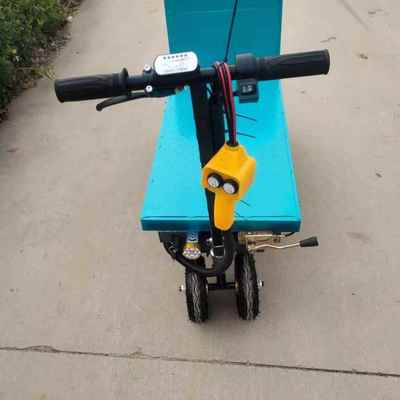 河降电动手推平板车 三轮搬南运拉砖FIO式升自卸车 建筑工地砖头