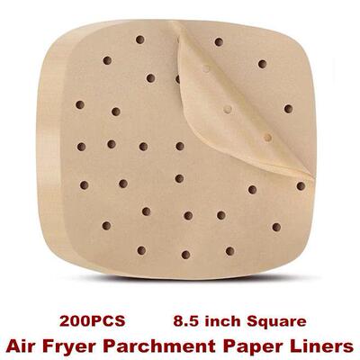 Air Fryer Parchment Paper Liners Bamboo Steamer Liner Baking