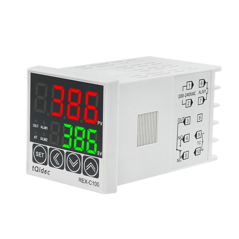 台泉电气温控表REX-C100单输入数字显示智能PID调节温控器