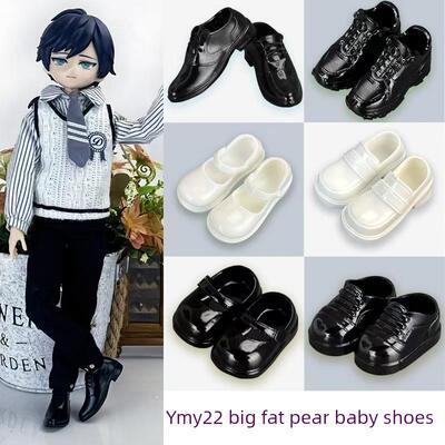 YMY23 25 OB22 OB24娃娃西装皮鞋椭萝莉鞋黑色男娃鞋尖头皮鞋