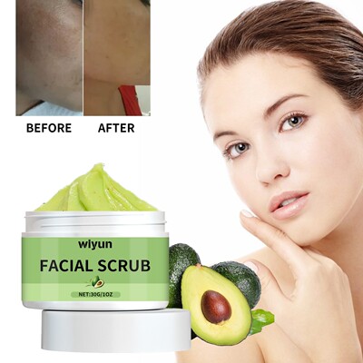 WIYUN Avocado Facial Scrub - Gently cleanses and exfoliates