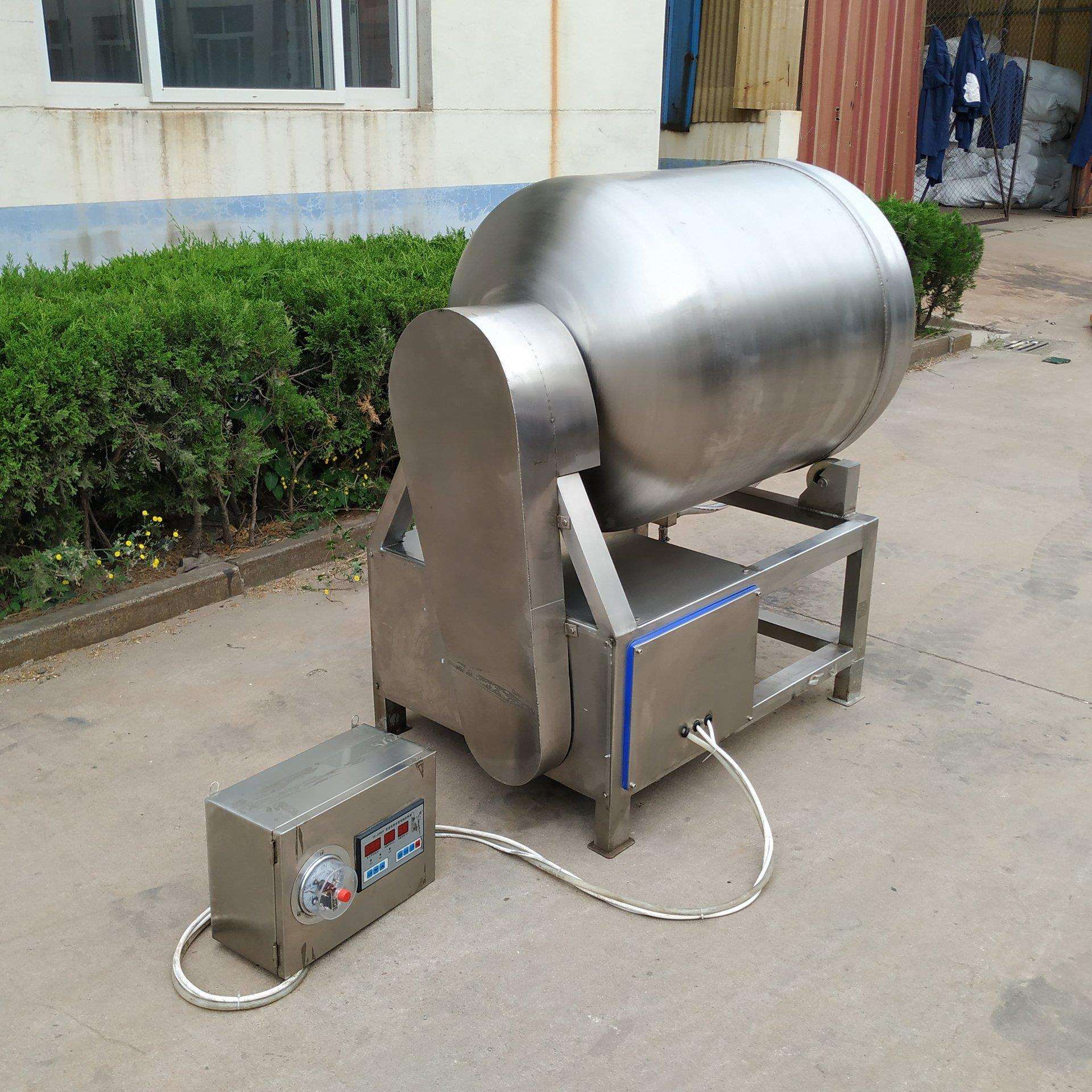 呼吸式肉制品真空腌制机器 大型牛肉鸡肉真空滚揉机 调味料入味机