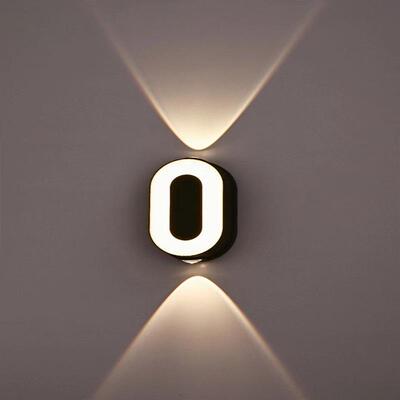 LED数字灯户外防水景观洗墙射灯Logo灯露台灯阳台灯招牌店铺壁灯