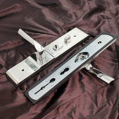 304不锈钢防盗门拉手双活家装sus不锈钢抛光锁具供应机械门锁