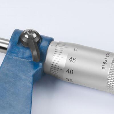 JHQ2301系列喷塑高精机械千分尺 25mm/50mm/100mm隔热护板千分尺