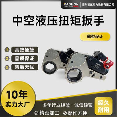 4XLCT，489-5392Nm低轮廓液压扭矩扳手高强度空心液压扭矩螺栓